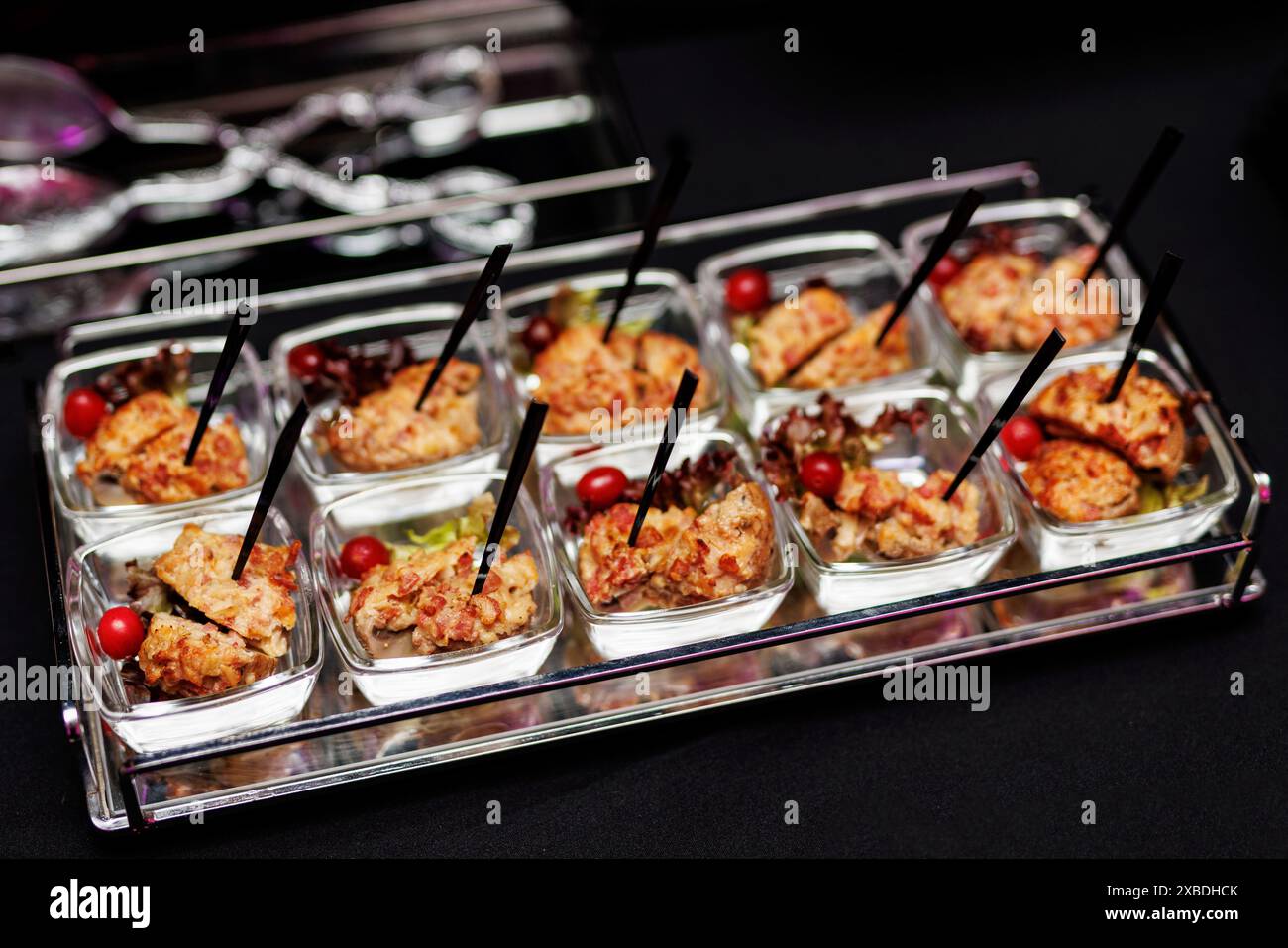 Upscale Appetizer Showcase: An enticing assortment of bite-sized ...