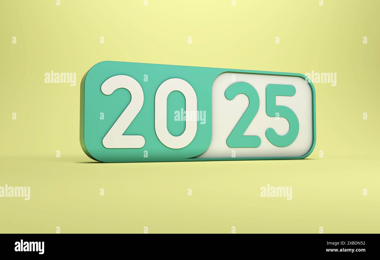2025 typography design concept hi-res stock photography and images - Alamy