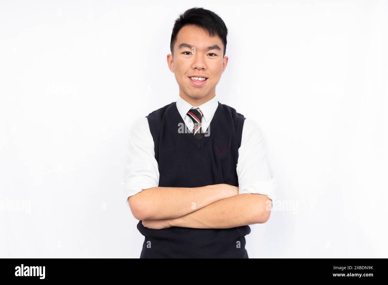 Adult dressed in school uniform hi-res stock photography and images - Alamy