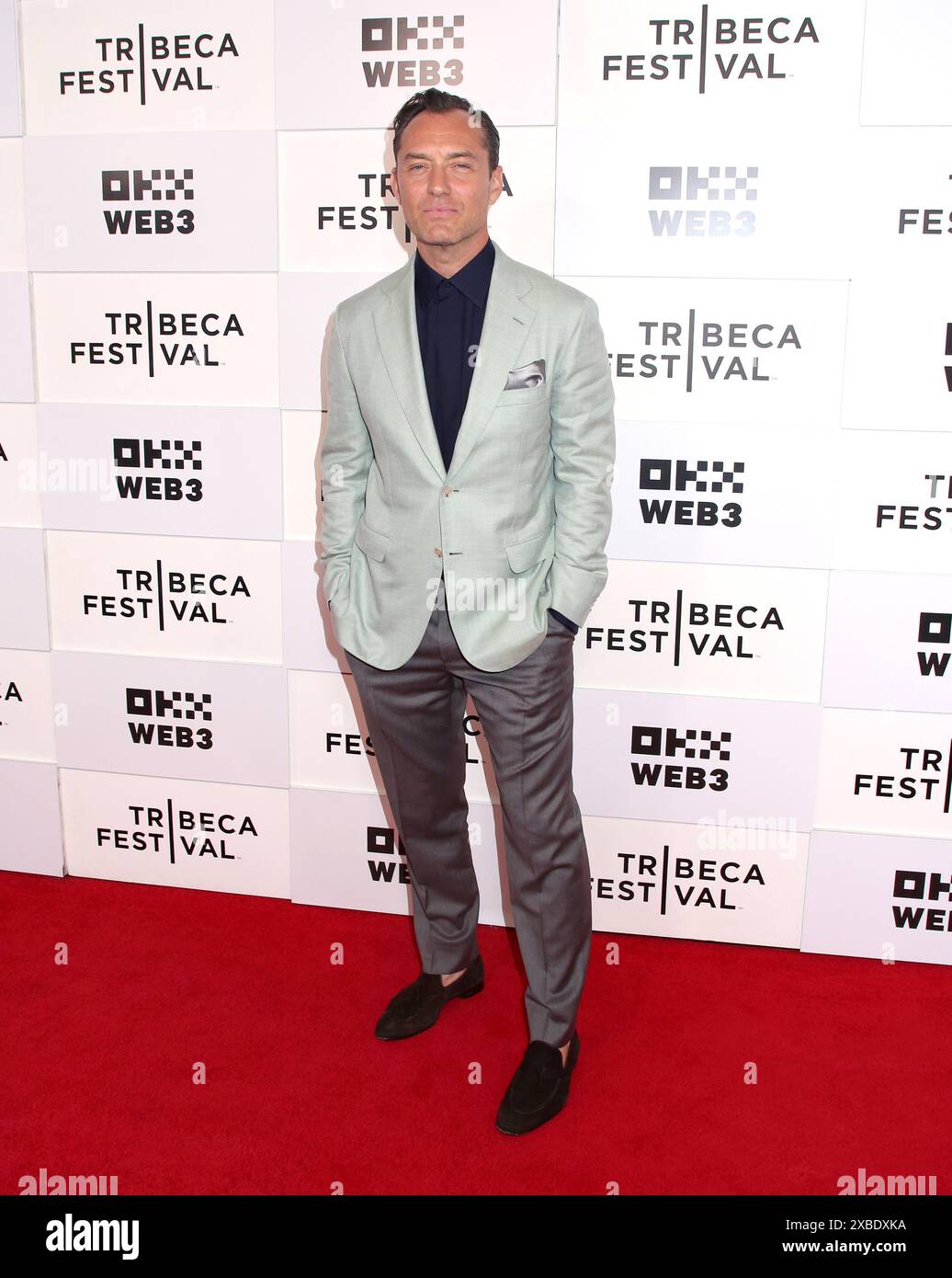 New York City, USA. 11th June, 2024. Jude Law attending the Tribeca ...