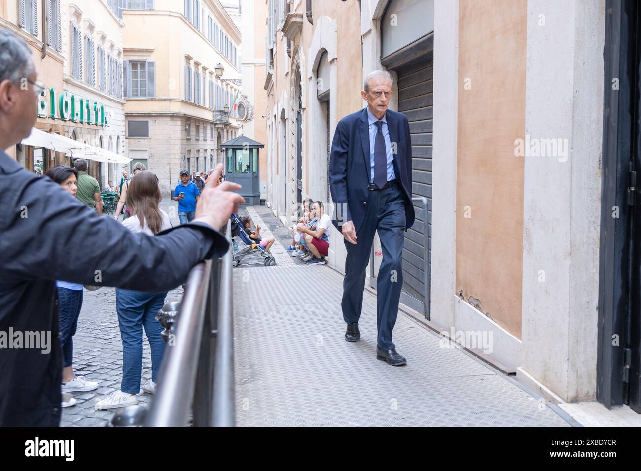 Rome, Italy. 11th June, 2024. Democratic Party deputy Piero Fassino ...