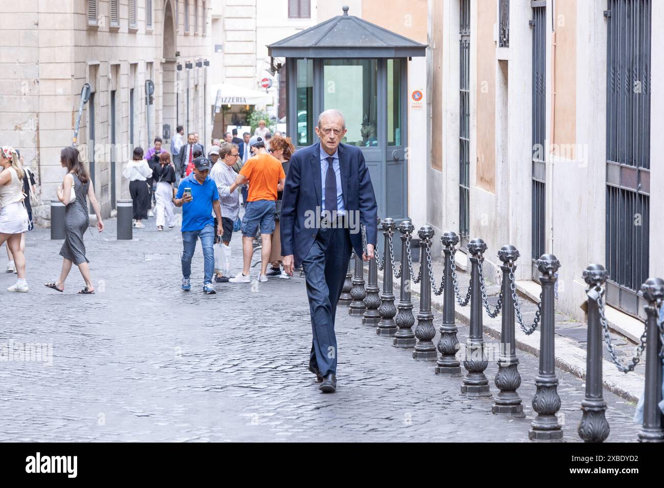 Rome, Italy. 11th June, 2024. Democratic Party deputy Piero Fassino ...