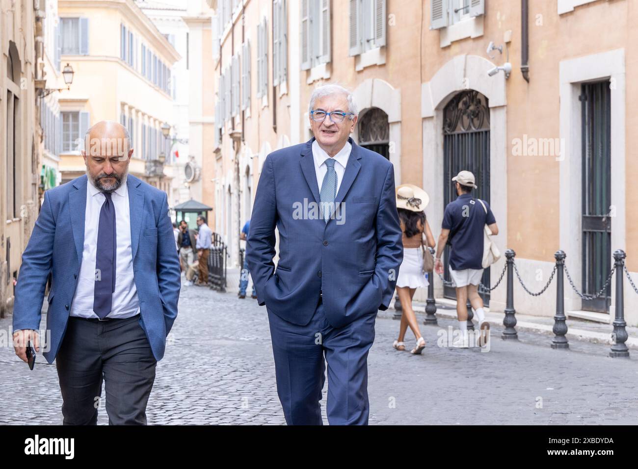 Rome, Italy. 11th June, 2024. Fratelli d'Italia deputy Tommaso Foti ...