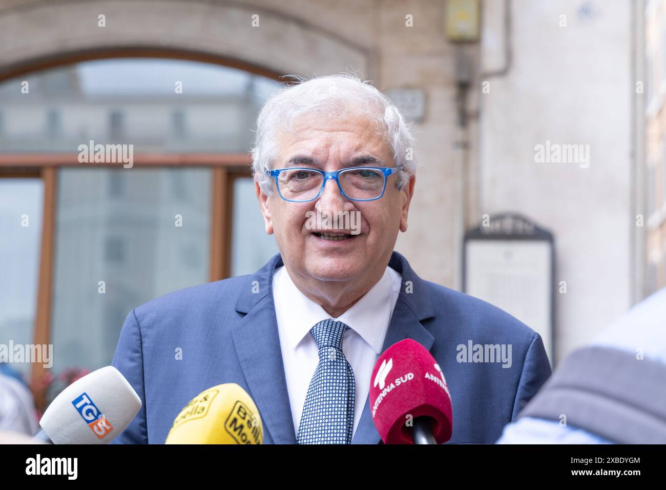 Rome, Italy. 11th June, 2024. Fratelli d'Italia deputy Tommaso Foti ...