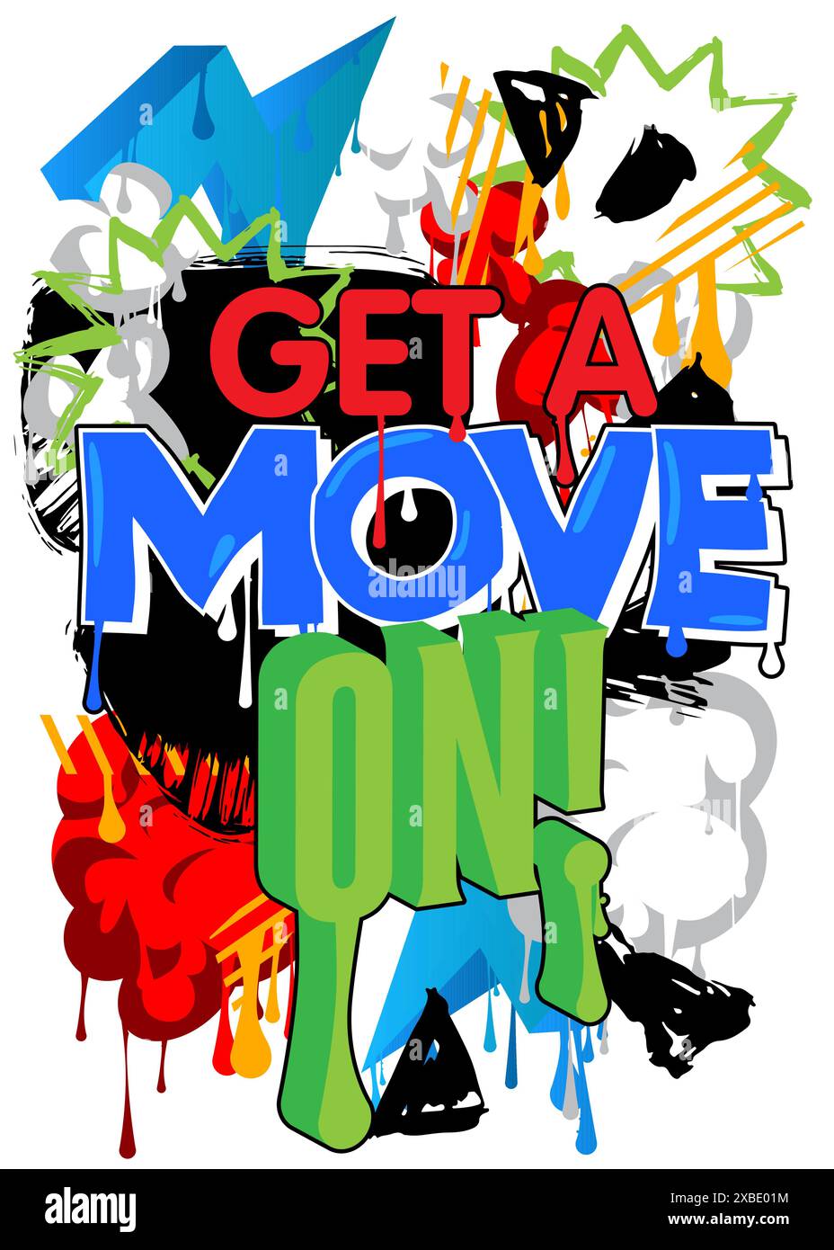 Graffiti in a building Stock Vector Images - Alamy
