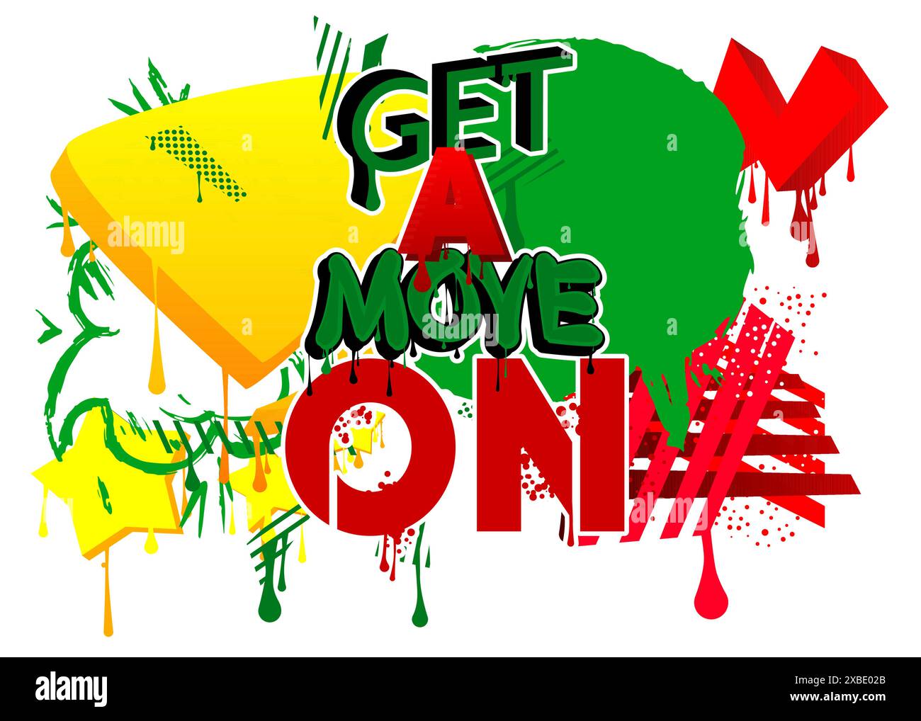 Graffiti art on building Stock Vector Images - Alamy