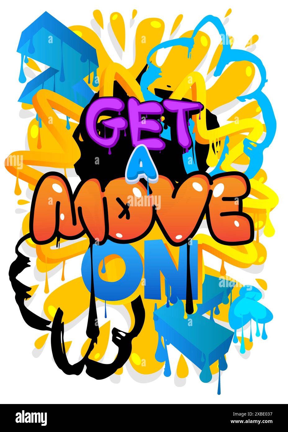 Graffiti in a building Stock Vector Images - Alamy