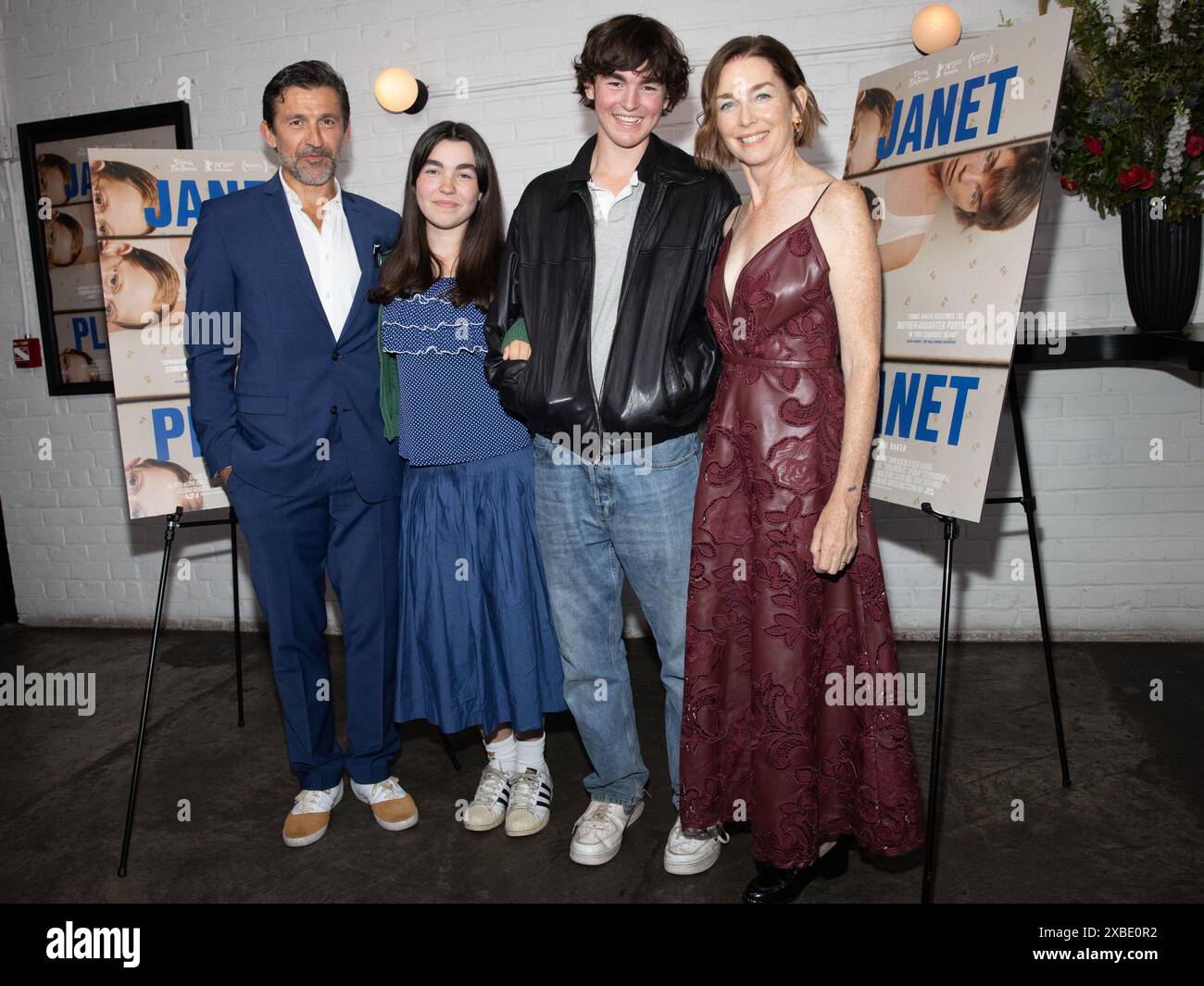 Julianne Nicholson, family at arrivals for JANET PLANET Special ...