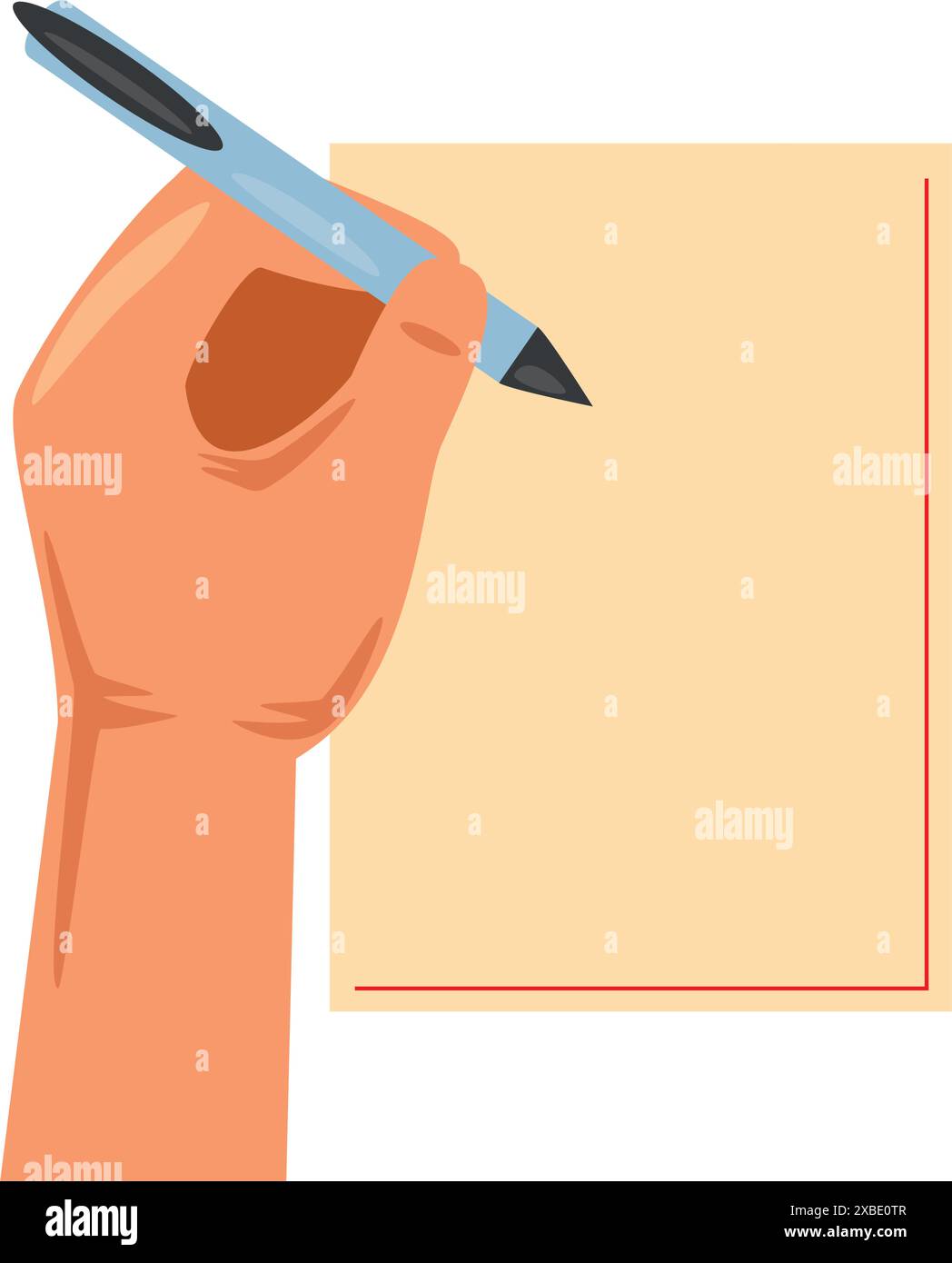 Left hand space Stock Vector Images - Alamy