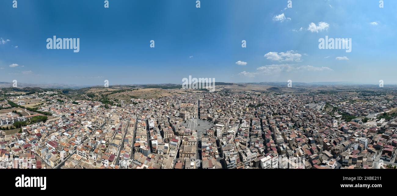 Hexagonal Town In Italy