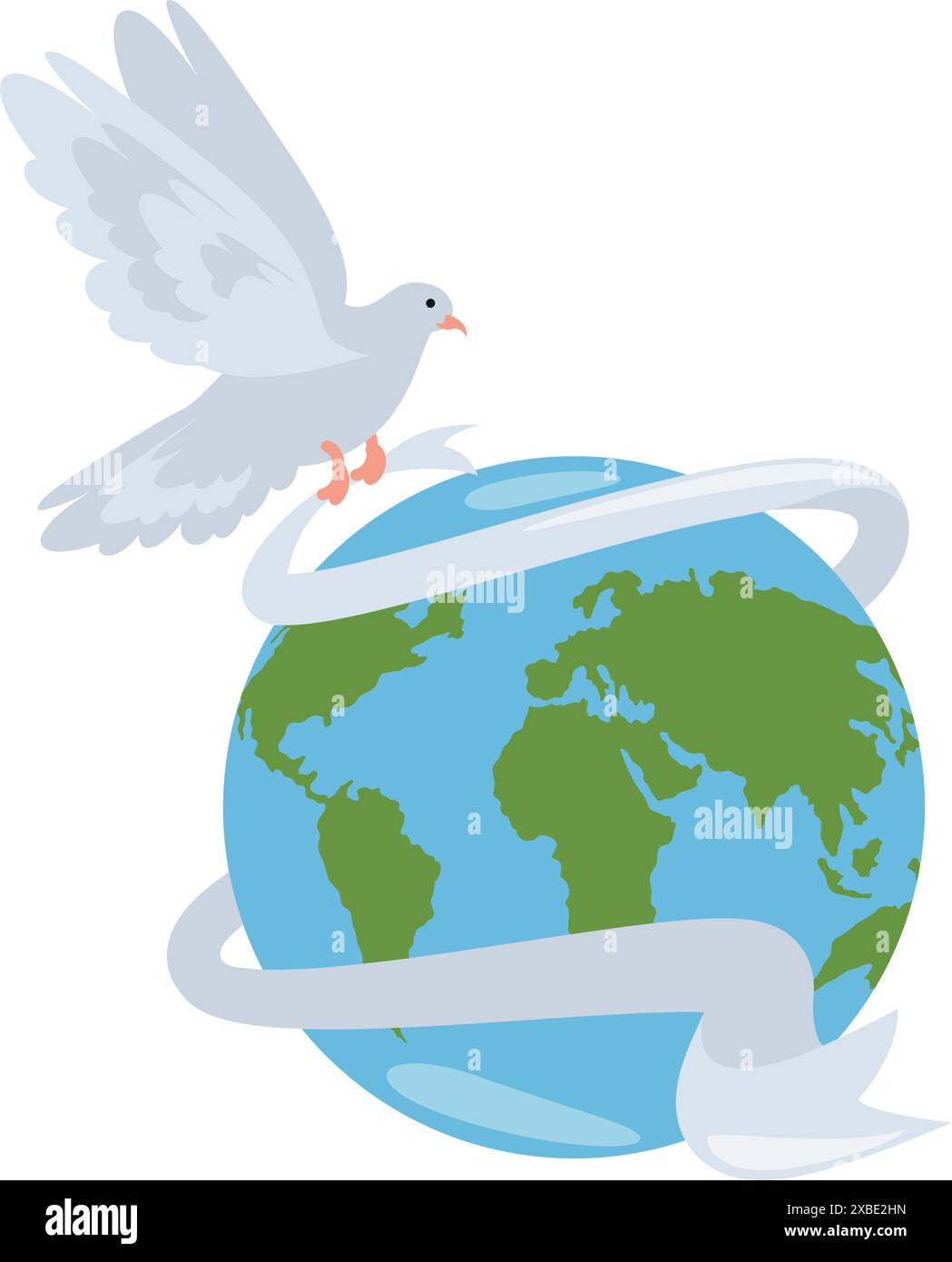 world with peace dove sign Stock Vector Image & Art - Alamy