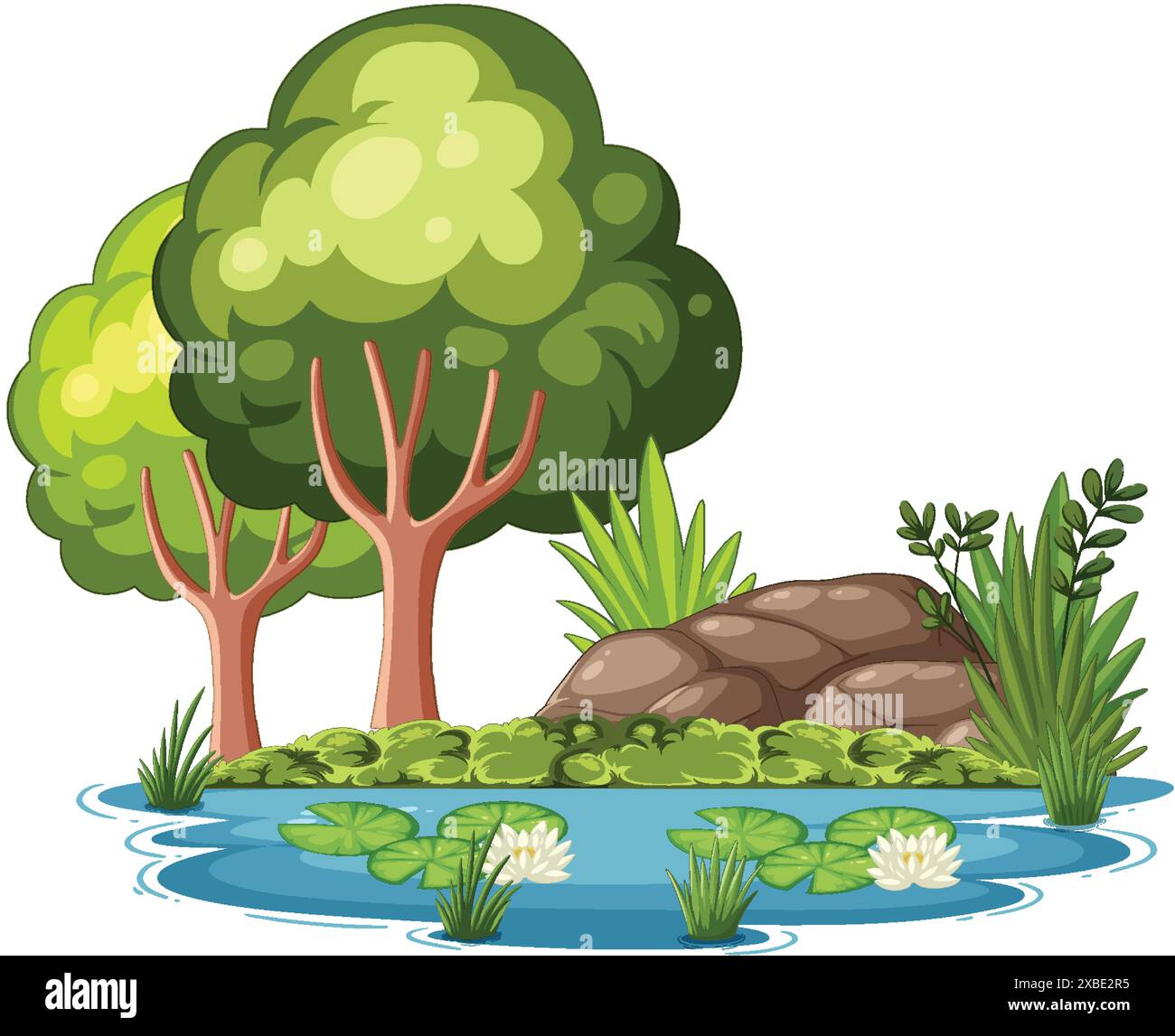 Balance pond Cut Out Stock Images & Pictures - Alamy