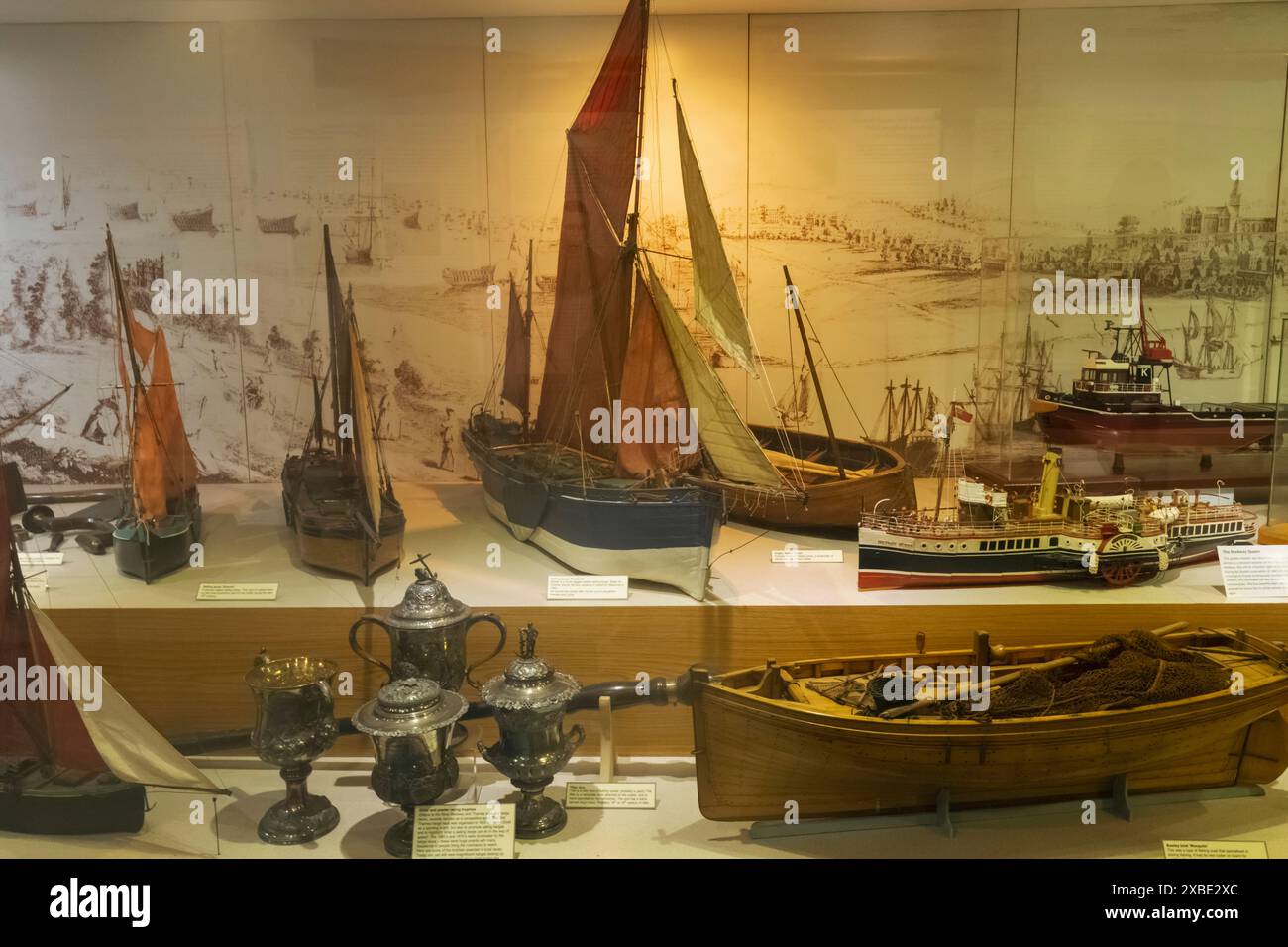 England, Kent, Rochester, Rochester Guildhall Museum, Exhibit of ...