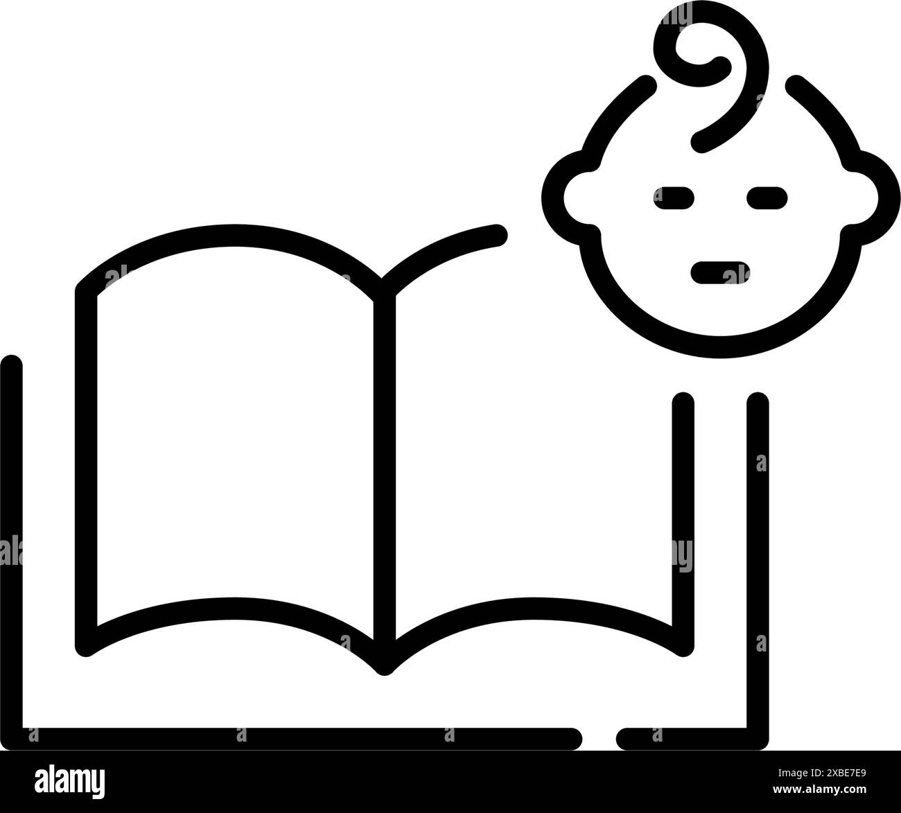 Parent reading to baby Black and White Stock Photos & Images - Alamy