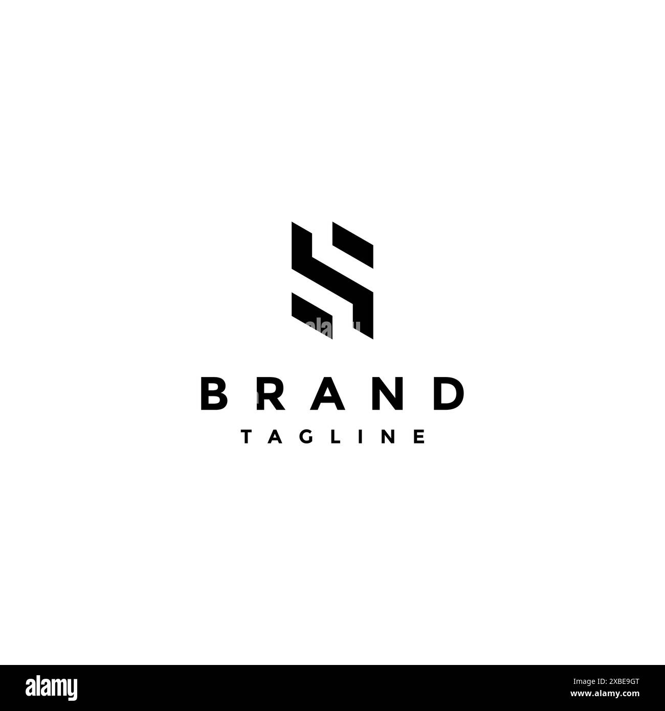 Three Geometric Lines Initial Letter S Logo Design. Geometry Lines ...