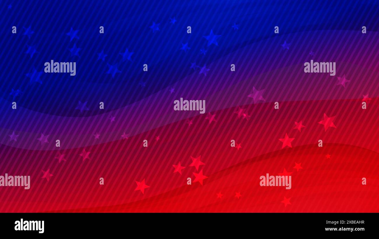 USA banner background with modern abstract design elements Stock Vector ...