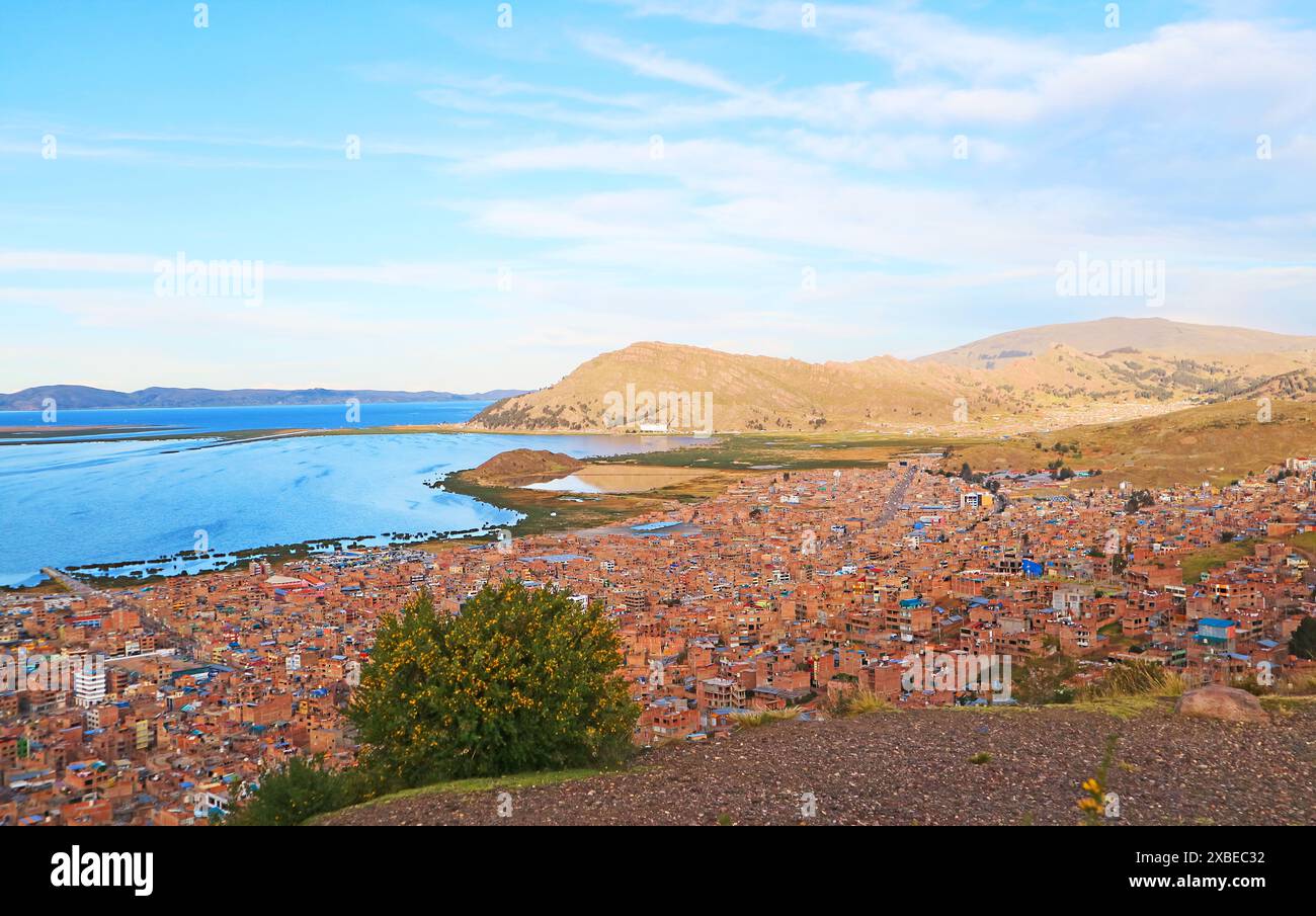 Stunning Aerial View of Lake Titicaca, World's Highest Navigable Lake ...