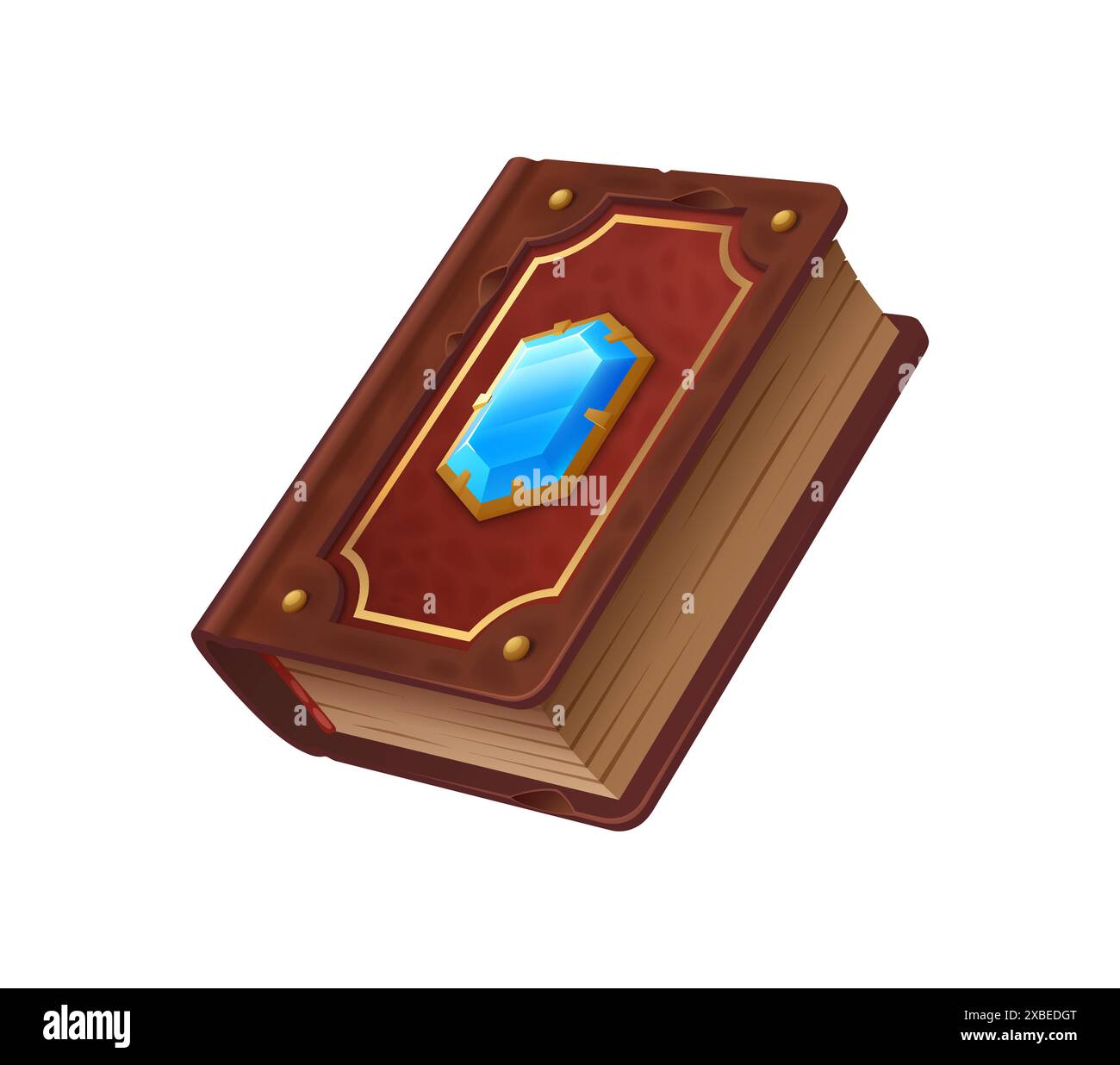 Game book, ancient tome imbued with spells, enchantments, and arcane ...