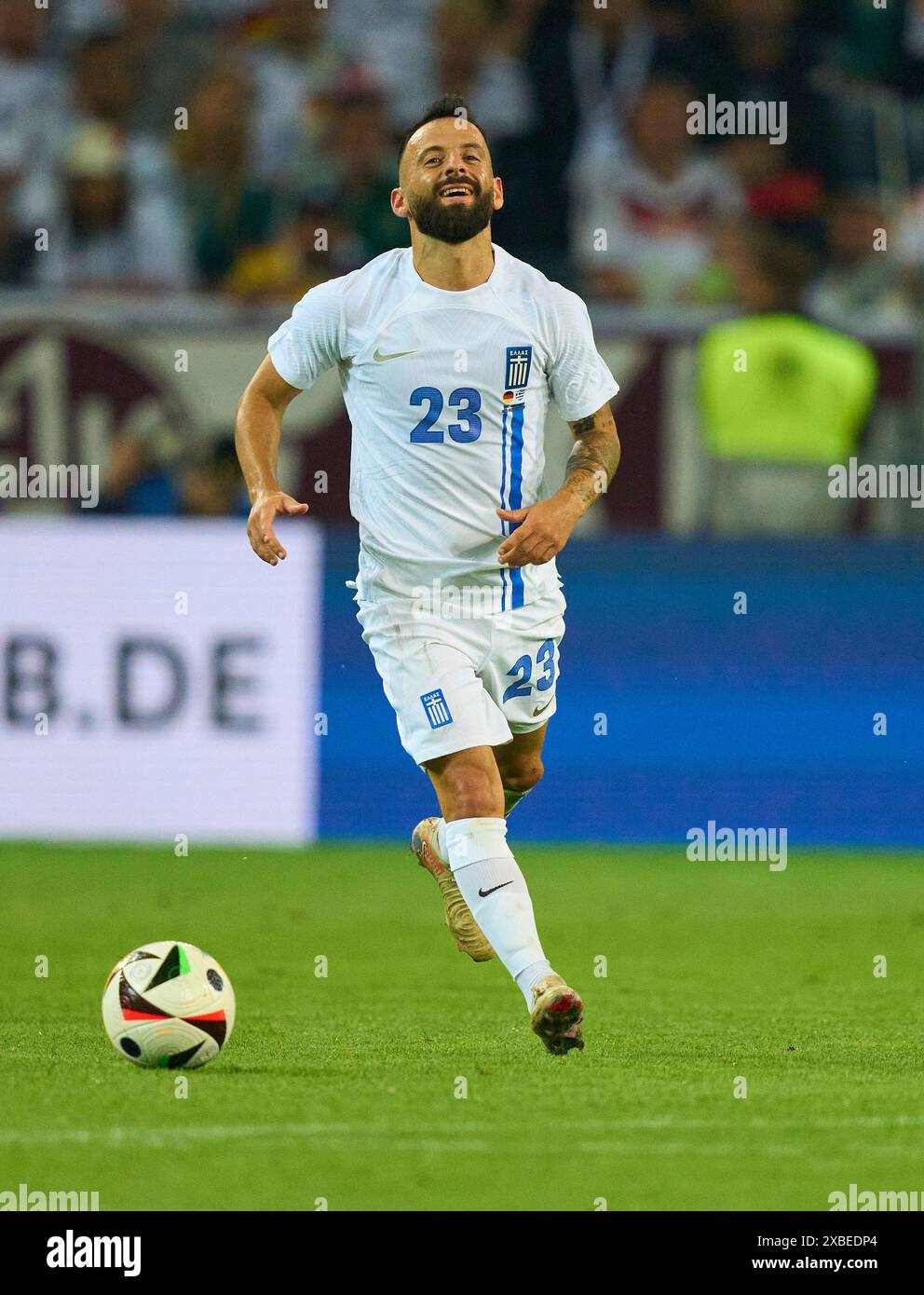 Manolis Siopis, GRE 23 in the friendly match GERMANY - GREECE 2-1 in ...