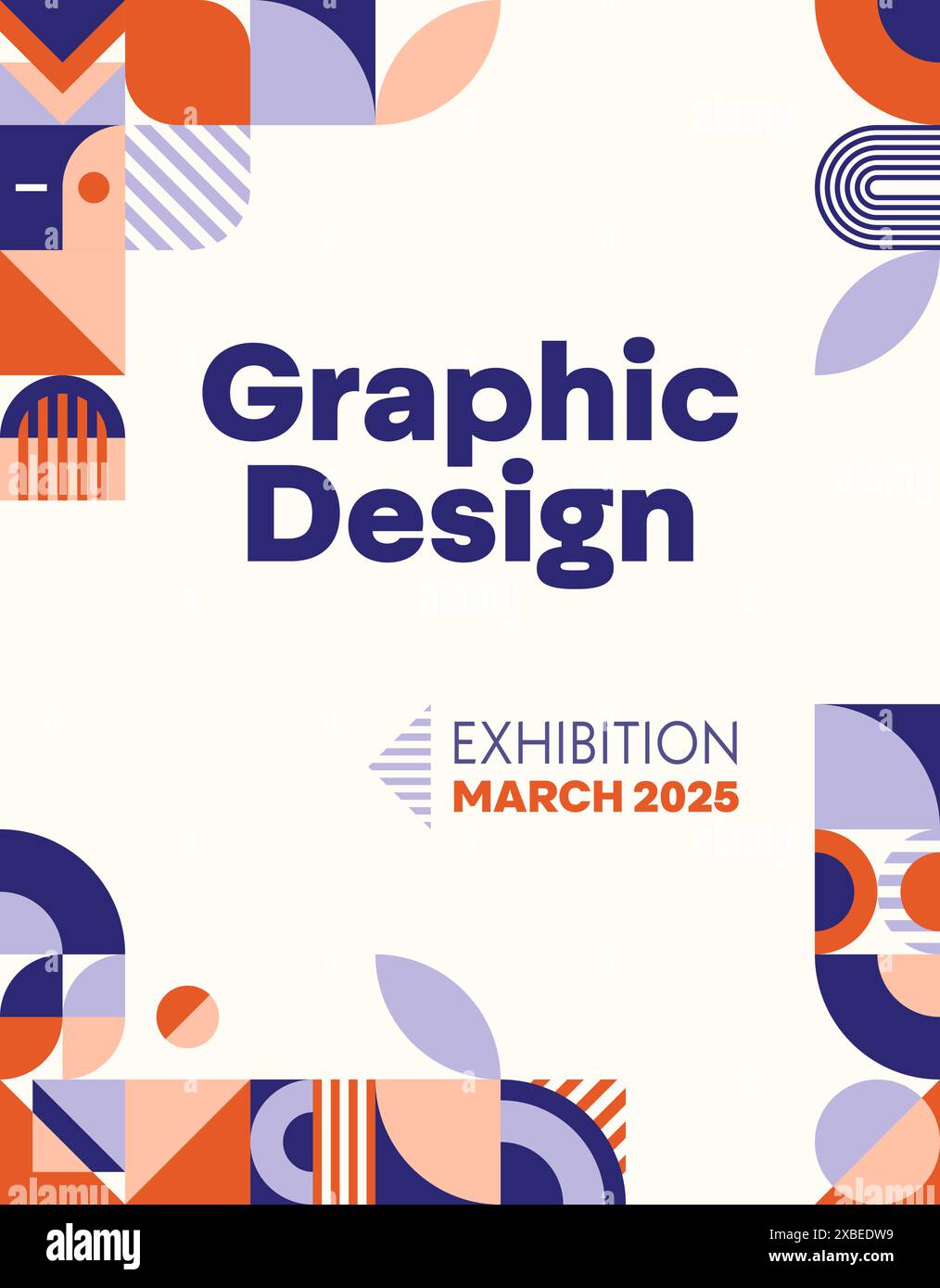 Abstract modern geometric cover or poster. Business presentation flyer ...