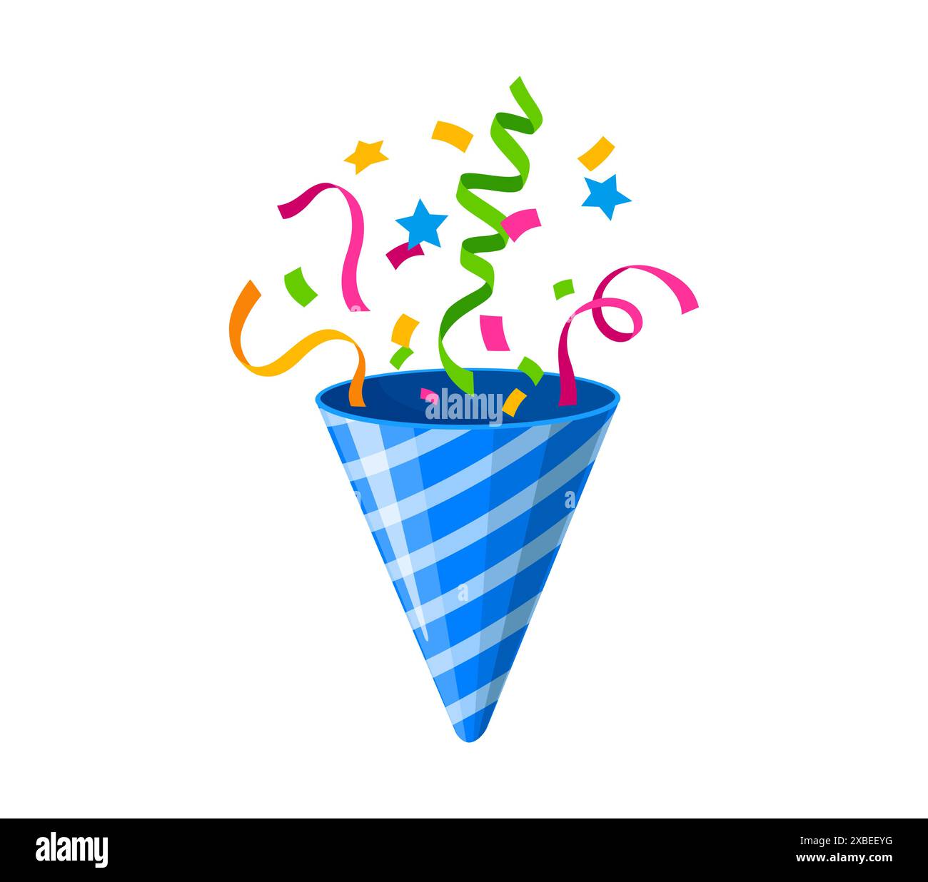 Holiday popper cone, firecracker for birthday party or carnival ...