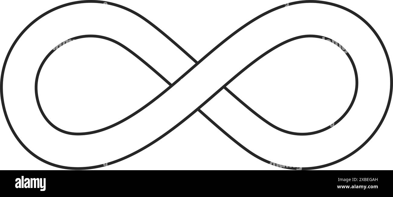 Infinity symbol Black and White Stock Photos & Images - Alamy