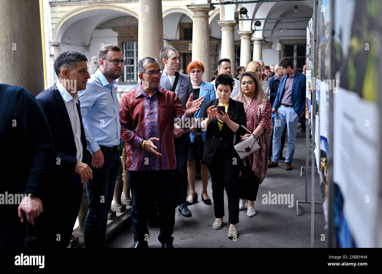 LVIV, UKRAINE - JUNE 11, 2024 - Ambassador Extraordinary and ...
