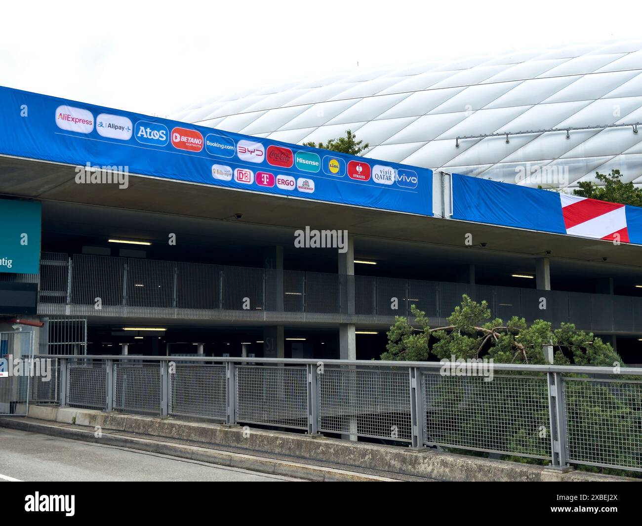 Allianz Arena before the start of the Football UEFA European ...