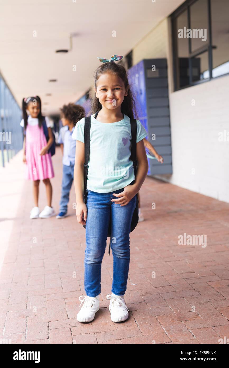 Back middle school girl standing hi-res stock photography and images ...