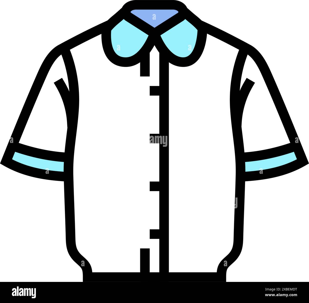 blouse japanese school color icon vector illustration Stock Vector ...