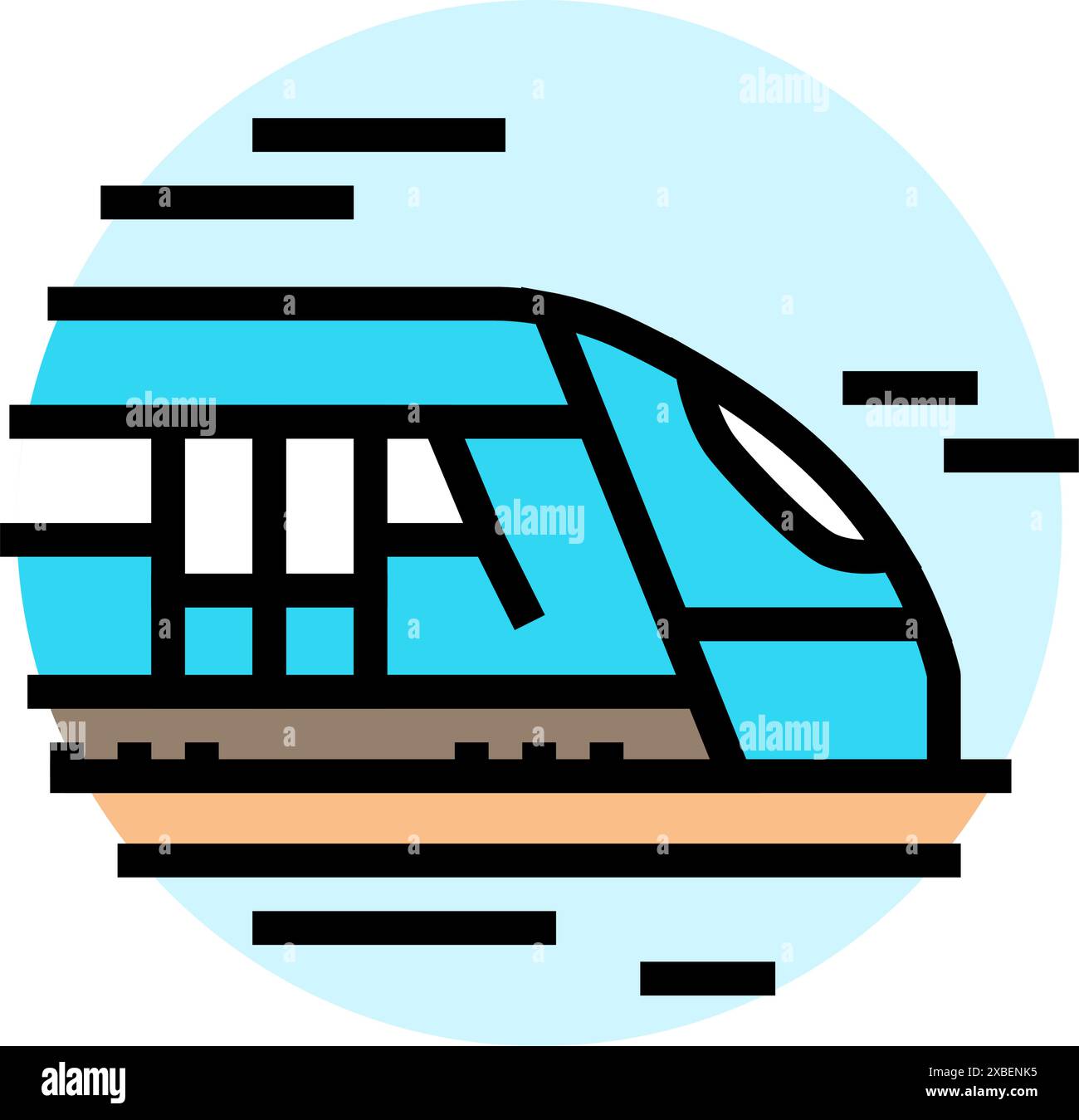 spiral staircase progress color icon vector illustration Stock Vector ...