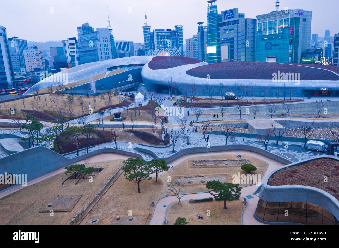 Dongdaemun design plaza aerial hi-res stock photography and images - Alamy