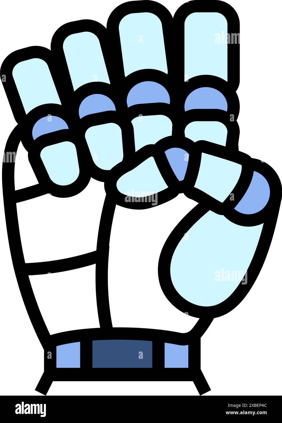 Robot hand fist Stock Vector Images - Alamy