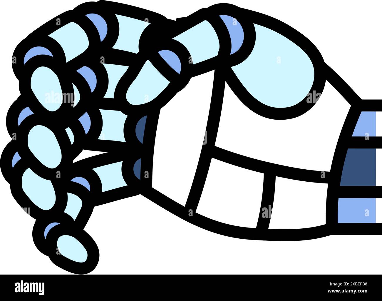 grip robot hand gesture color icon vector illustration Stock Vector ... grip robot hand gesture color icon vector illustration Stock Vector ...