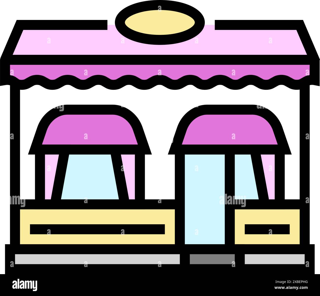 patisserie street food cafe color icon vector illustration Stock Vector ... patisserie street food cafe color icon vector illustration Stock Vector ...