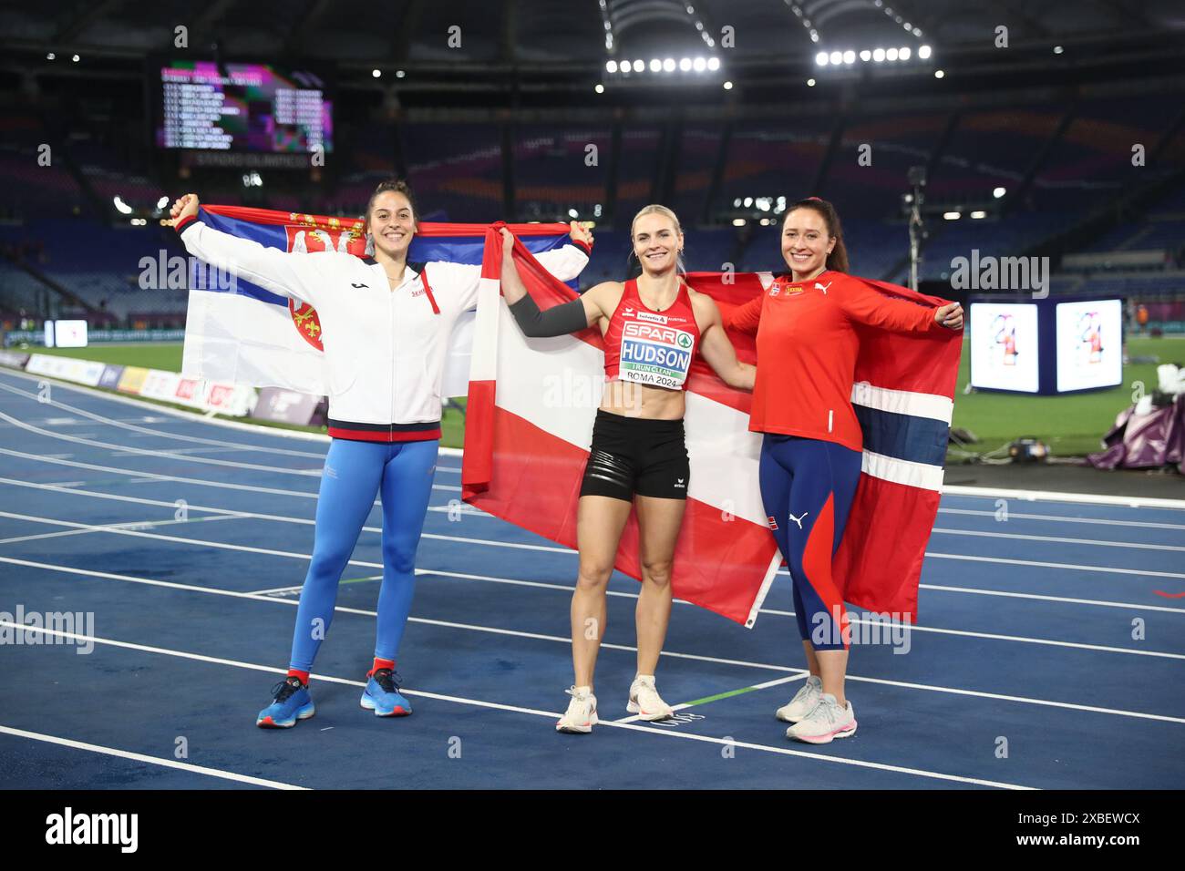 Rome, Italy. 12th June, 2024. Rome, Italy 11.06.2024: Victoria HUDSON ...