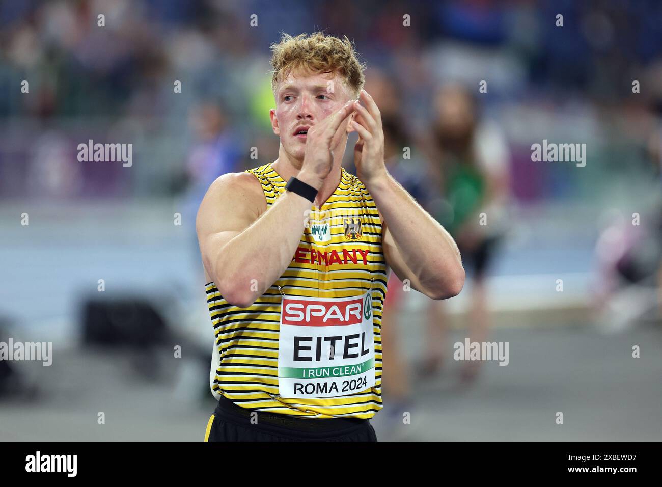 Rome, Italy. 12th June, 2024. Rome, Italy 11.06.2024:Manuel EITEL compete during 1500m Men ...