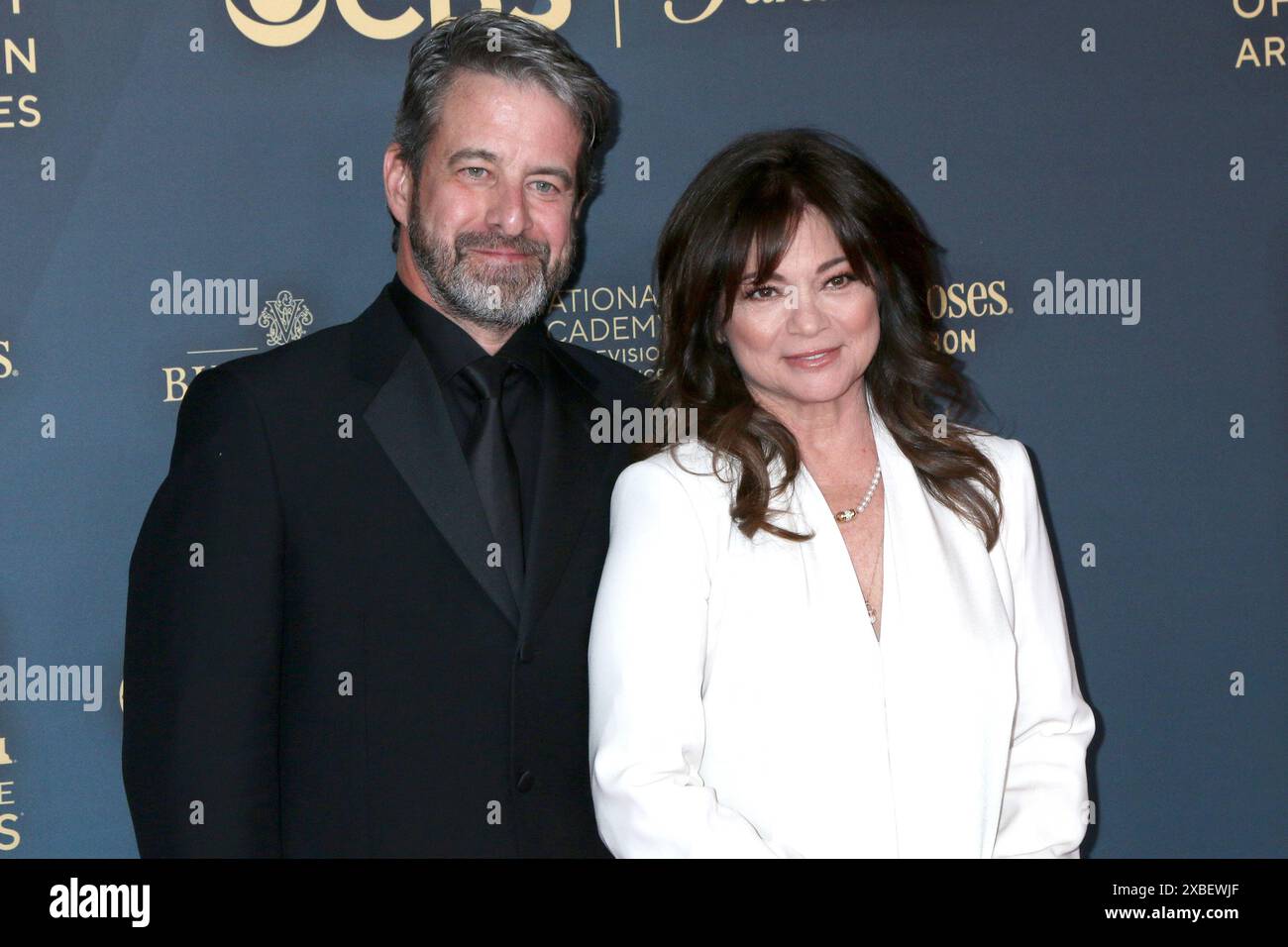LOS ANGELES - JUN 7: Mike Goodnough, Valerie Bertinelli arrives at the ...