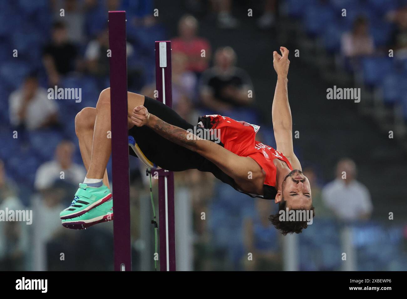 Rome, Italy 11.06.2024: Alperen ACET compete during High Jump Men Final ...