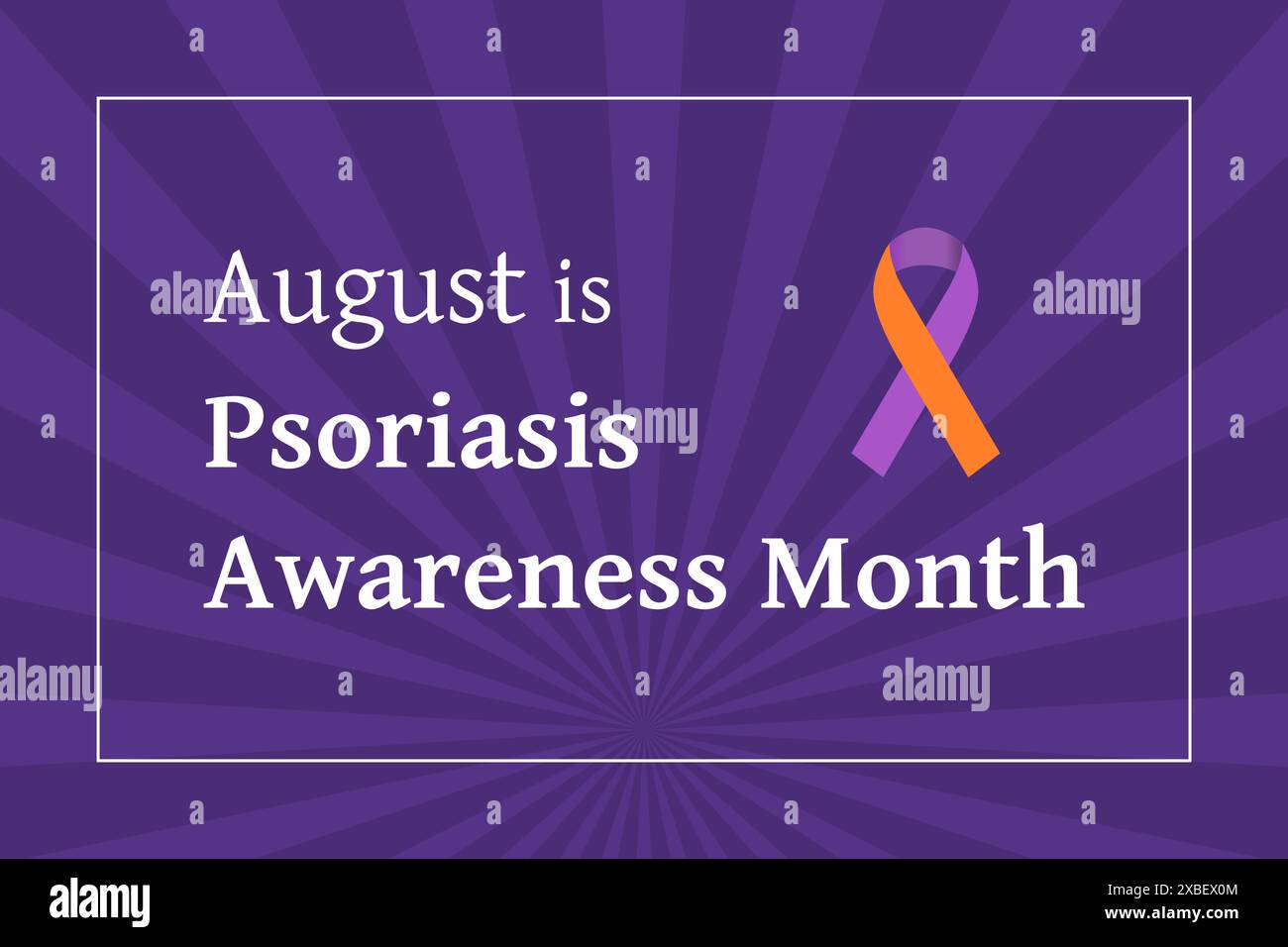 Social media announcement poster sign for Psoriasis Awareness Month in ...