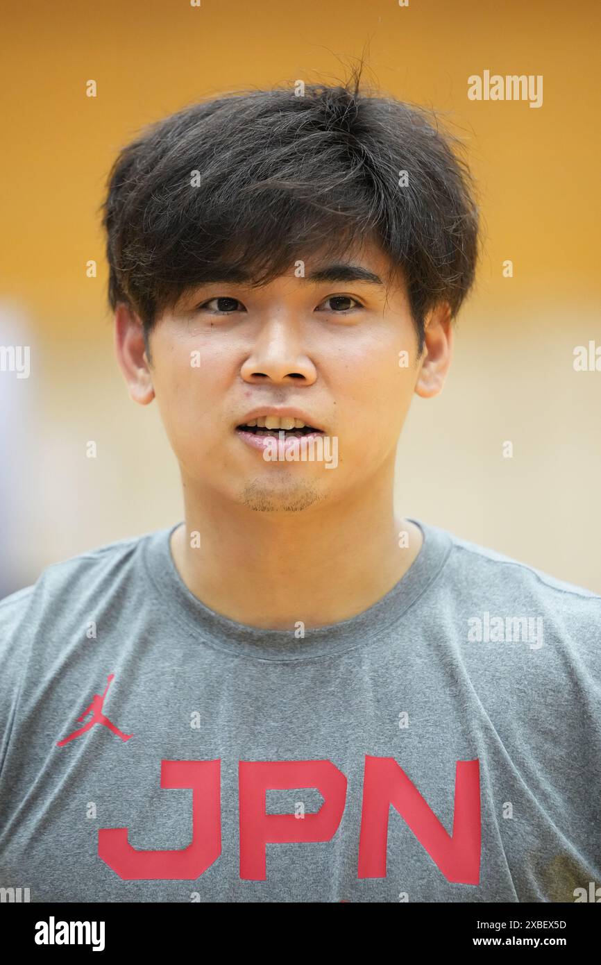 Tokyo, Japan. 11th June, 2024. Shuta Hara (JPN) Basketball : Japan Men's national team training ...