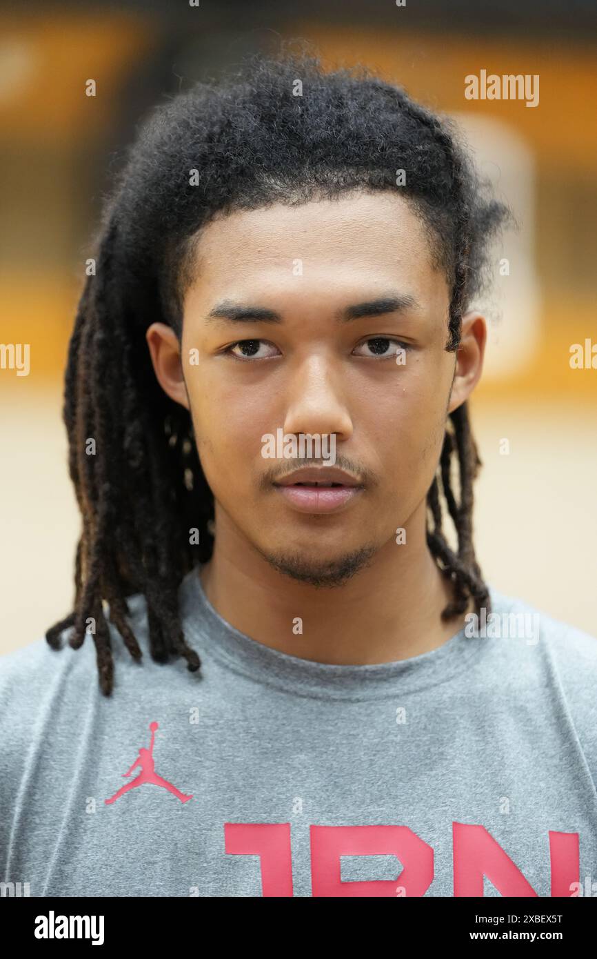 Tokyo, Japan. 11th June, 2024. Akira Jacobs (JPN) Basketball : Japan ...