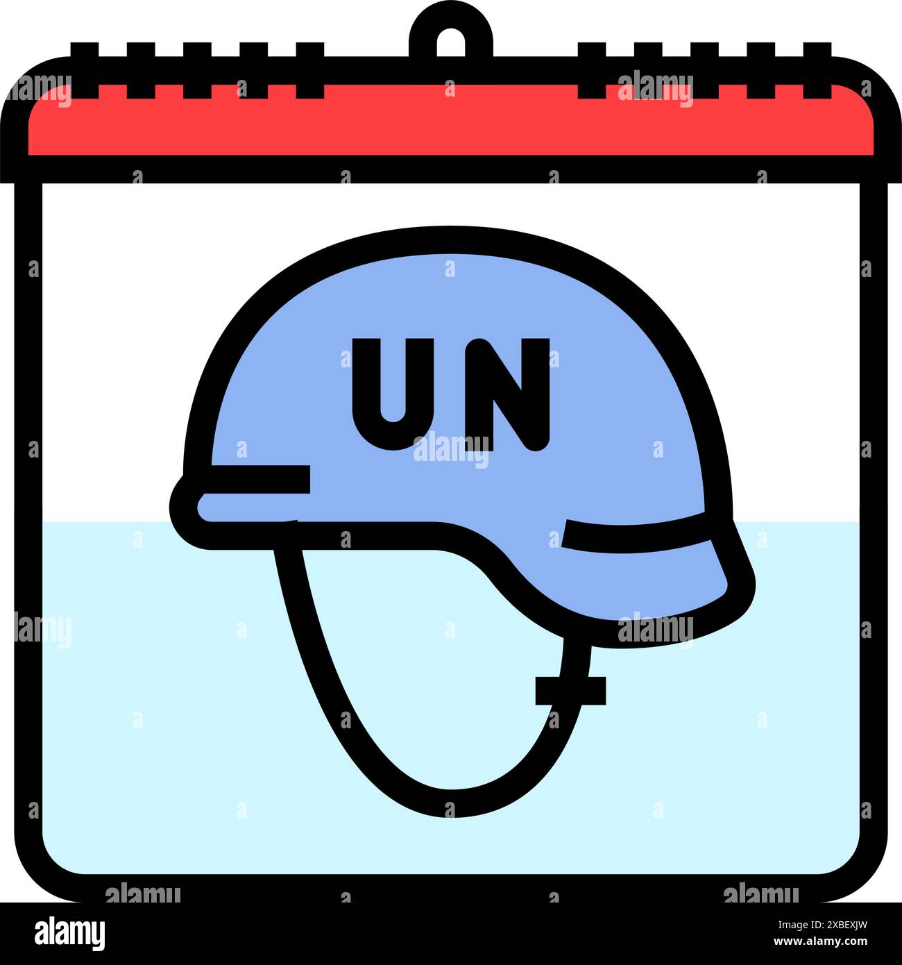 peacekeepers international day color icon vector illustration Stock ...