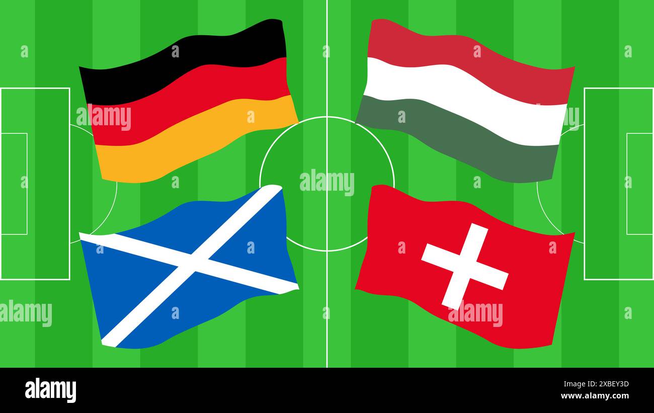 Euro Football Championship event 2024 in Germany. Group A. Germany ...