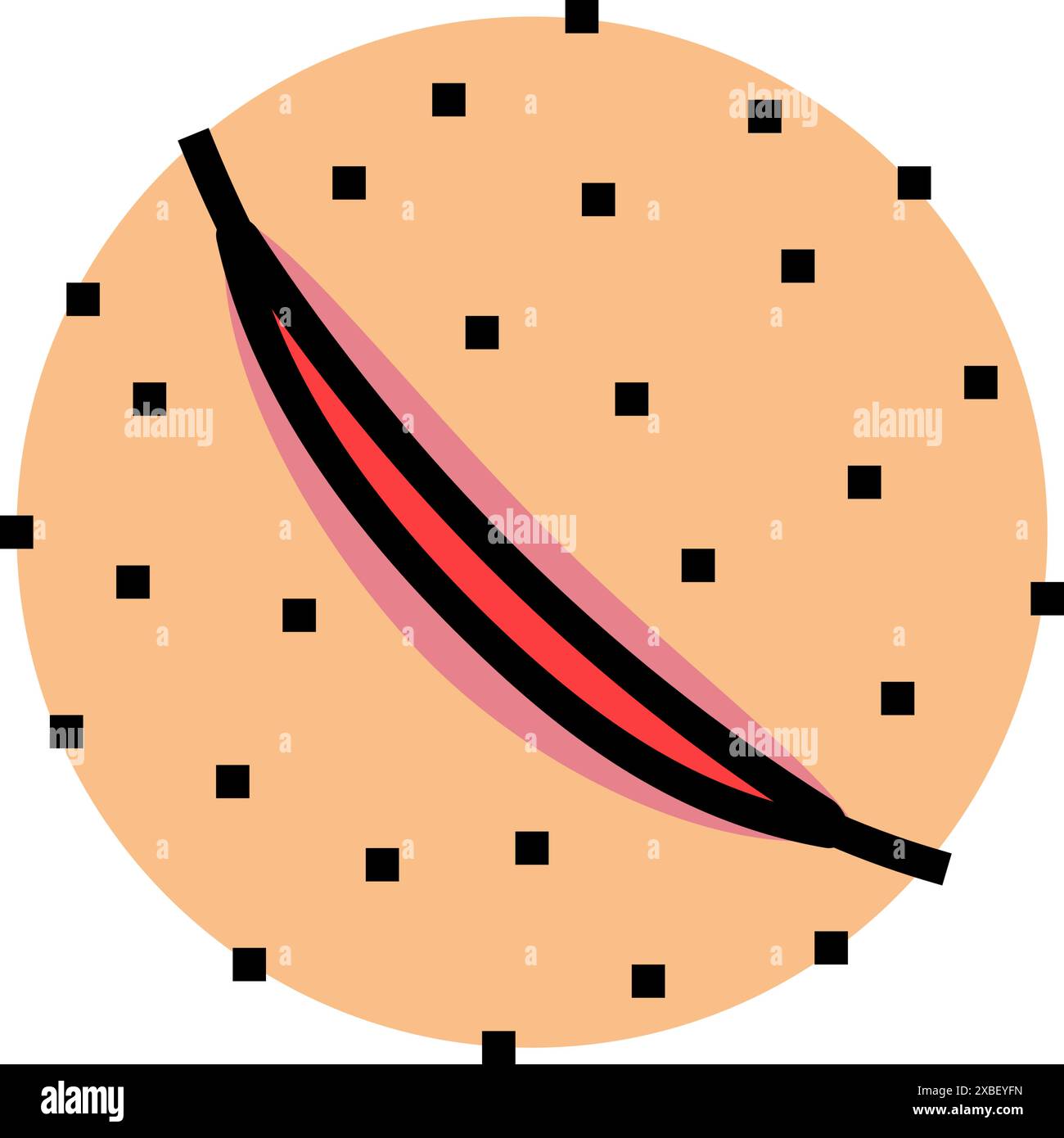 cuts household injury accident color icon vector illustration Stock ...