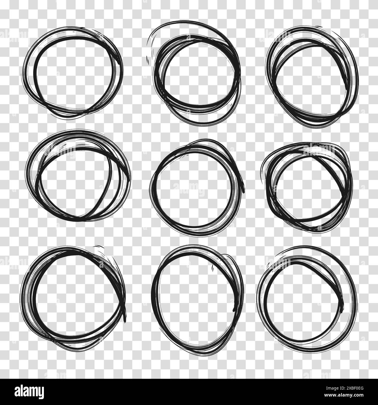 Hand drawing circle Stock Vector Images - Alamy