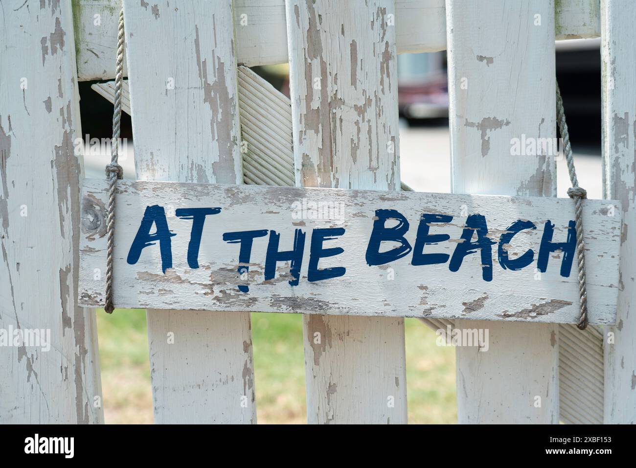 Australian beach sign hi-res stock photography and images - Alamy