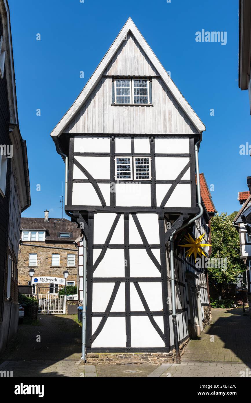 Hattingen, Germany - September 10, 2023: The Iron House is a half ...