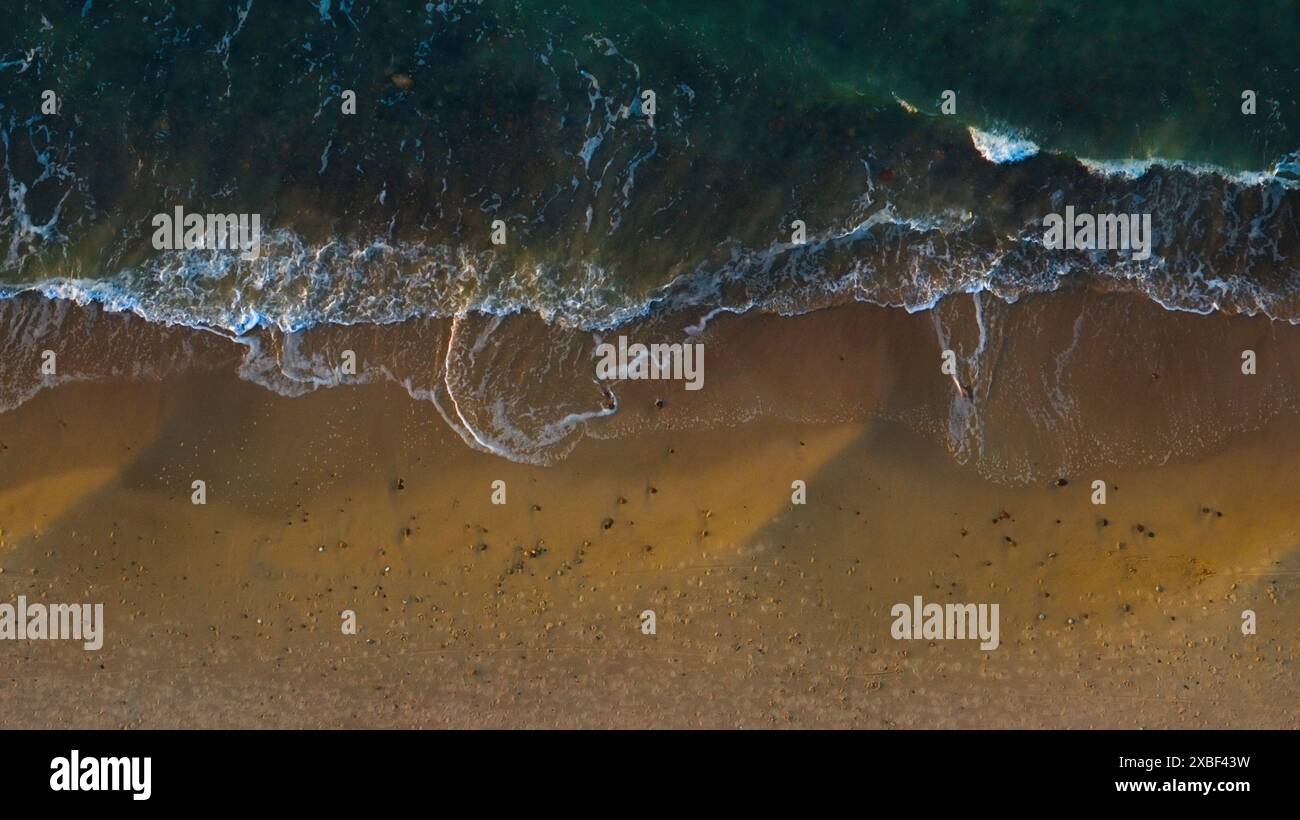 Aerial sea shoreline sandy beach hi-res stock photography and images ...