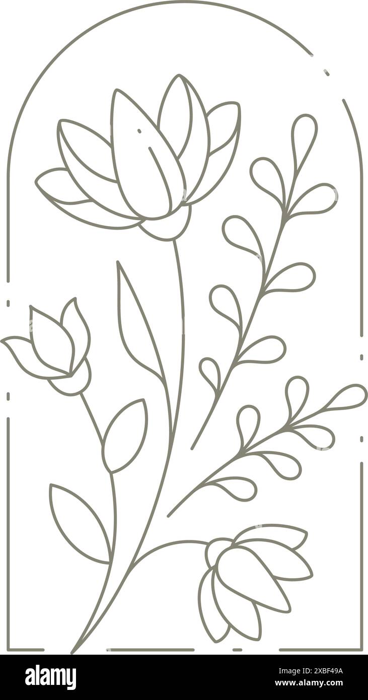 Flower antique shop in Stock Vector Images - Alamy